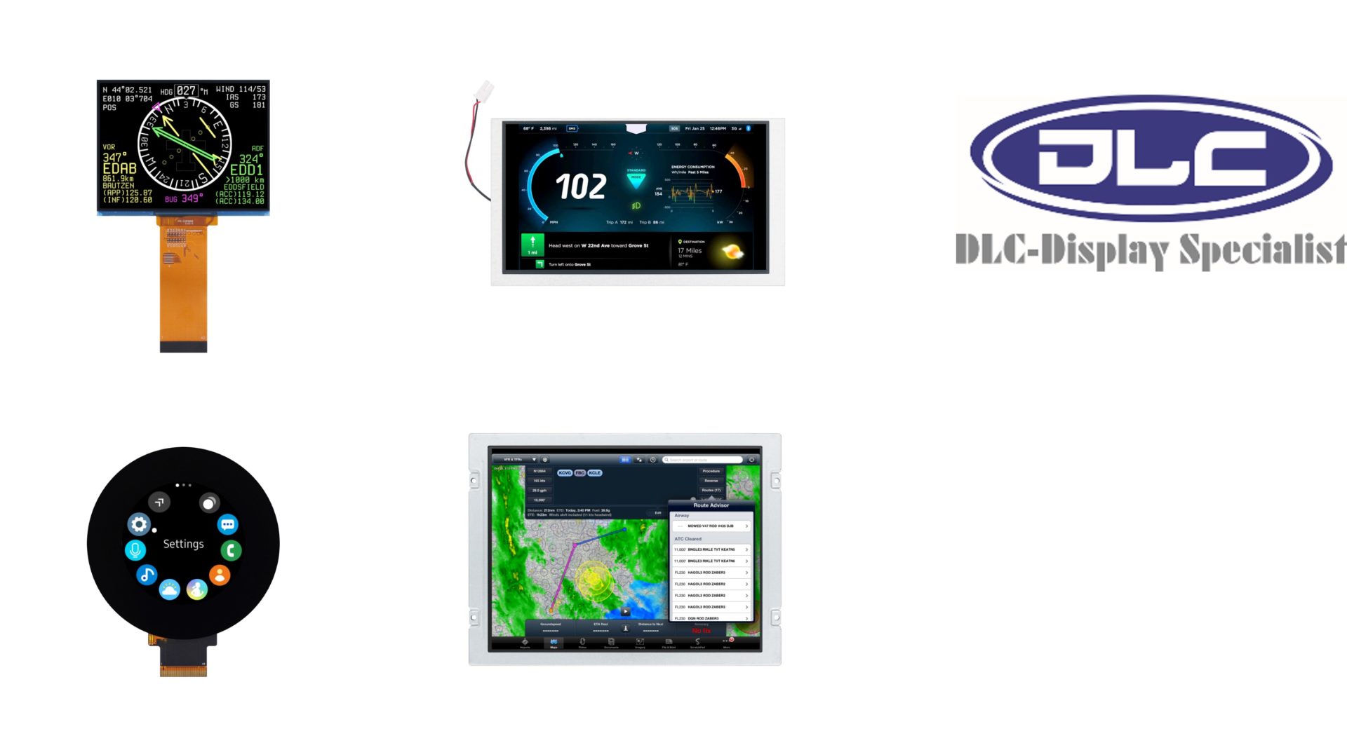 DLC adds 4 new displays for Home Automation, White goods and Outdoor ...