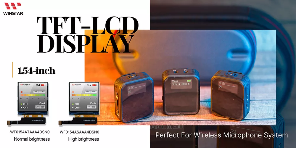 Winstar adds 2 TFT-LCD Displays