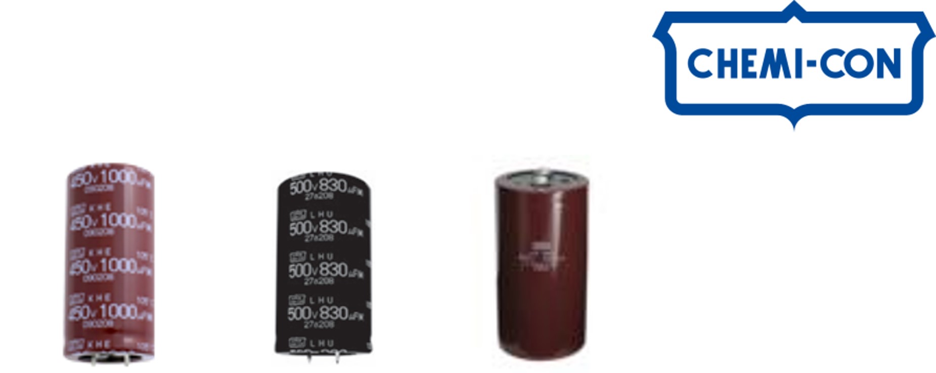 Chemi-Con upgrades KHU, LHU and LXU capacitors